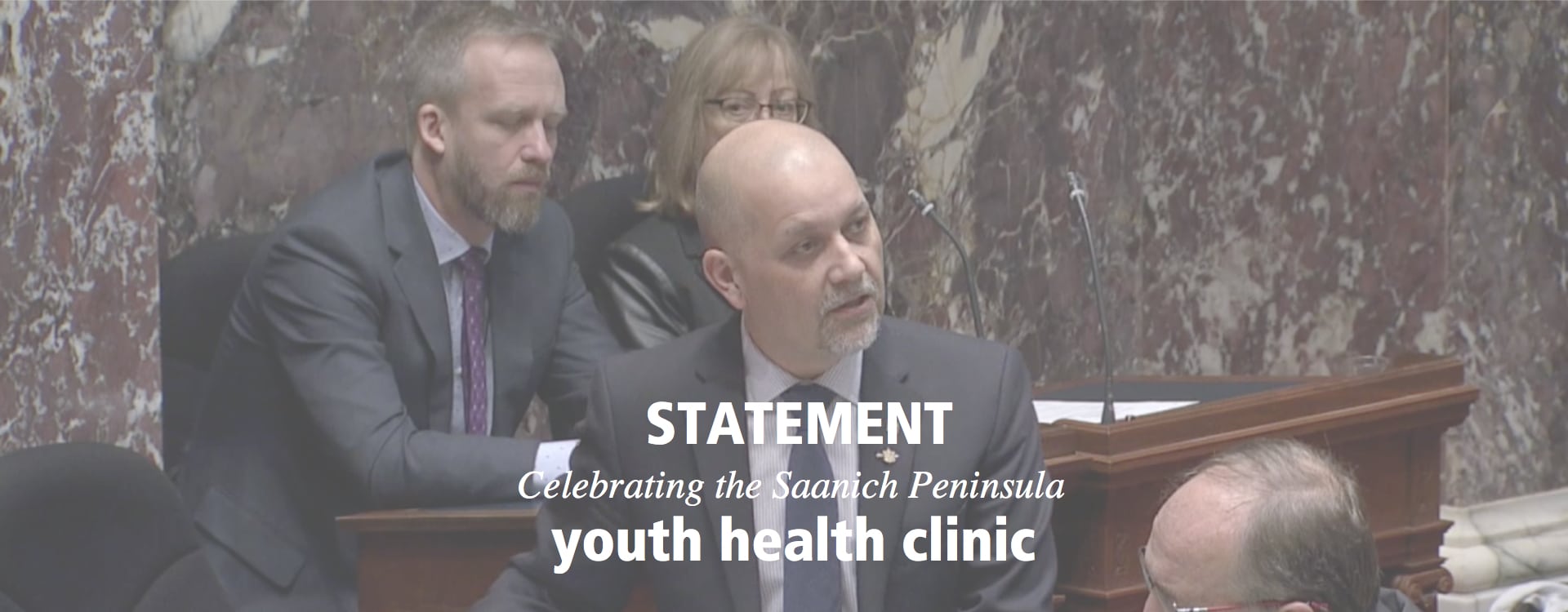 Celebrating the Saanich Peninsula youth health clinic - Adam Olsen, MLA