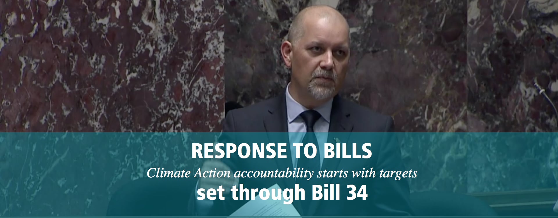 Climate Action accountability starts with targets set through Bill 34