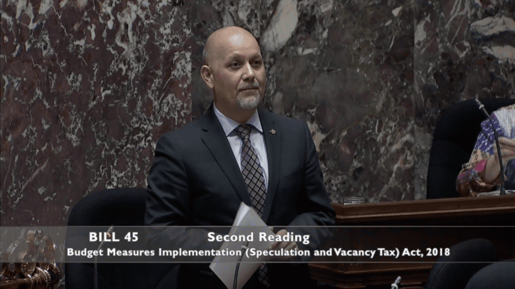 Addressing housing tax measures - Adam Olsen. MLA for Saanich North and ...