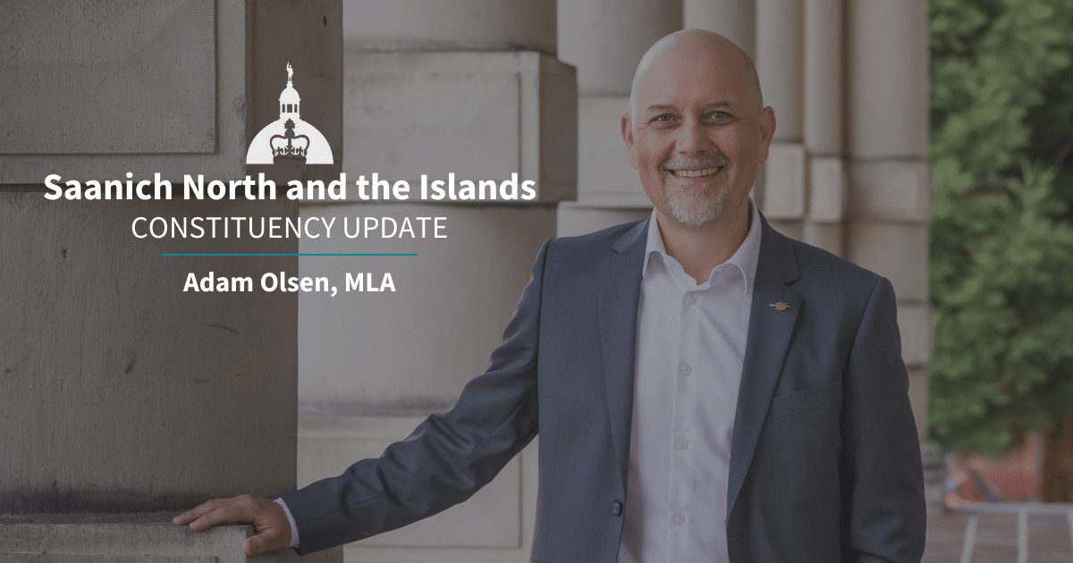 Update: July 2022 Saanich North and the Islands Newsletter - Adam Olsen ...