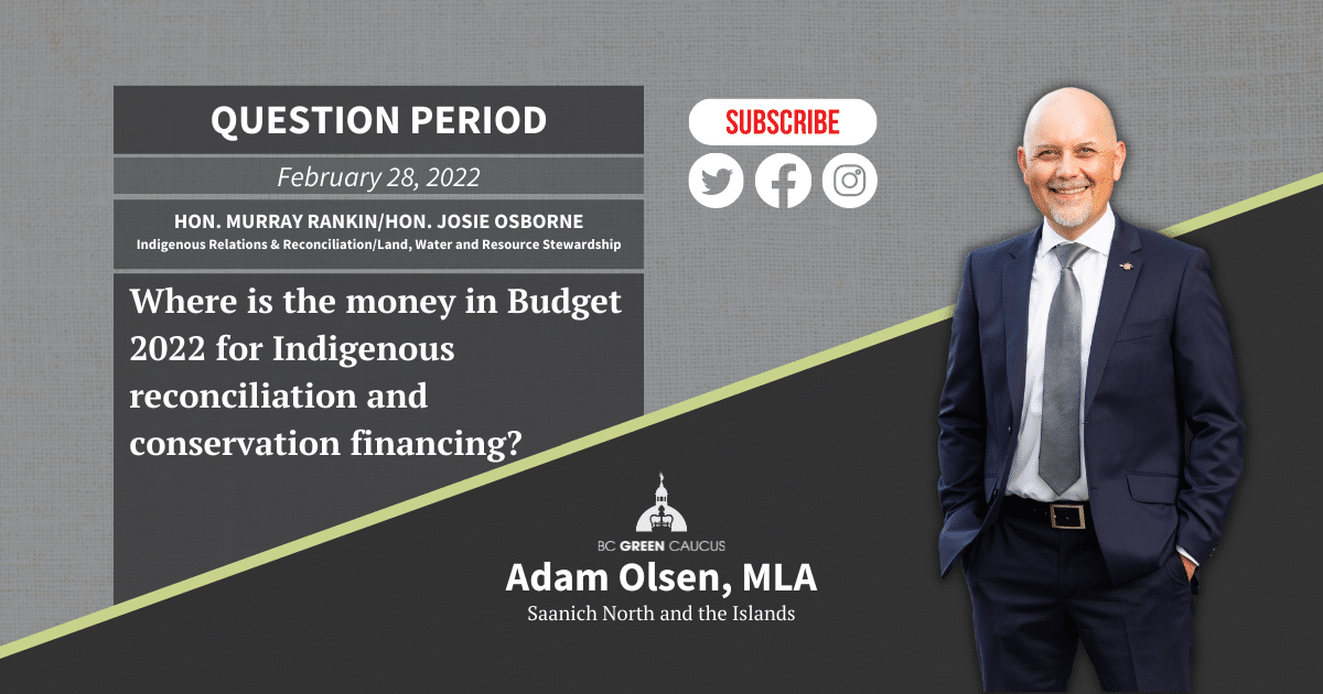 Where is the money in Budget 2022 for Indigenous reconciliation and ...